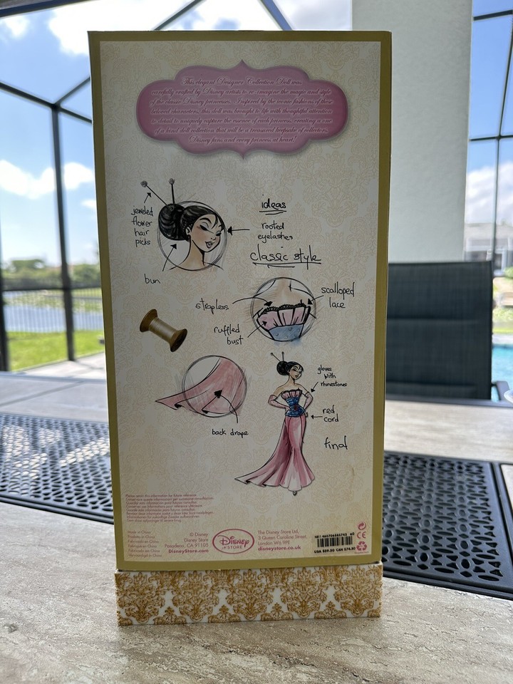 Disney Princess Designer Collection Mulan Doll 0628/6000 | eBay