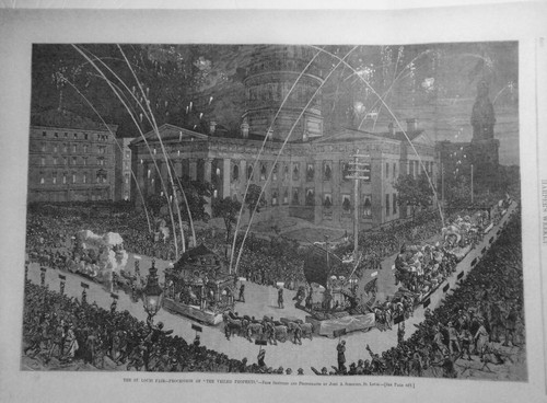 Procession of the "Veiled Prophets", The St. Louis Fair - Harper's ...