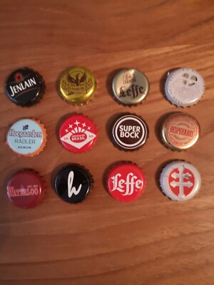 lot de 12 capsules de bière différentes Beer Caps | eBay