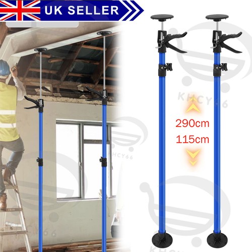 2X ADJUSTABLE DRYWALL PLASTERBOARD BUILDER CEILING EASY SUPPORT PROPS ...