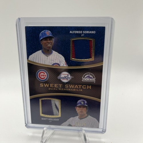 2008 Upper Deck Sweet Spot Alfonso Soriano & Matt Holliday Game Used Jersey /25 | eBay