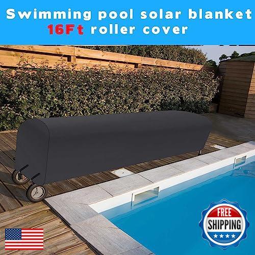Woanger Heavy Duty Pool Solar Reel Cover Waterproof UV Resistant ...
