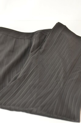 Escada Womens Pants Career Slacks Sz 42 Flat Front Zip 10 US Wool Black ...