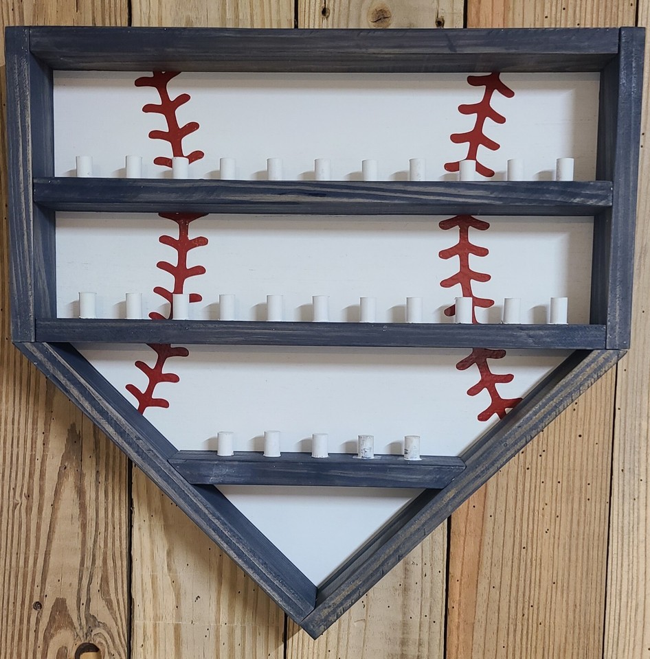 Baseball Home Plate Ring Holder. 27 Rings Personalized Display ...