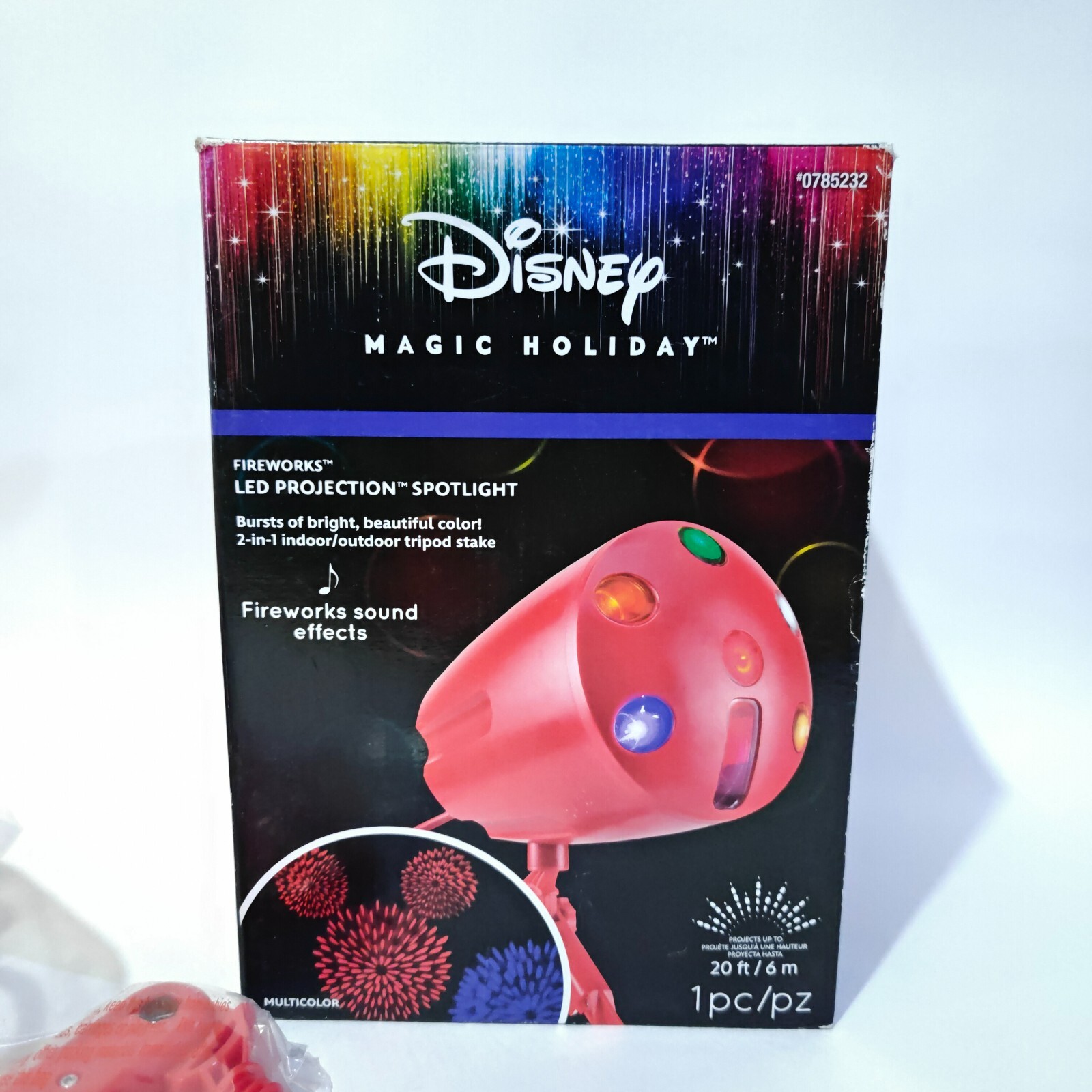 Disney Magic Holiday LED Fireworks Projection Spotlight Sound Effects ...