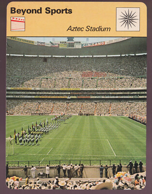 AZTEC STADIUM Soccer Football Mexico Mundial Photo 1977 SPORTSCASTER ...