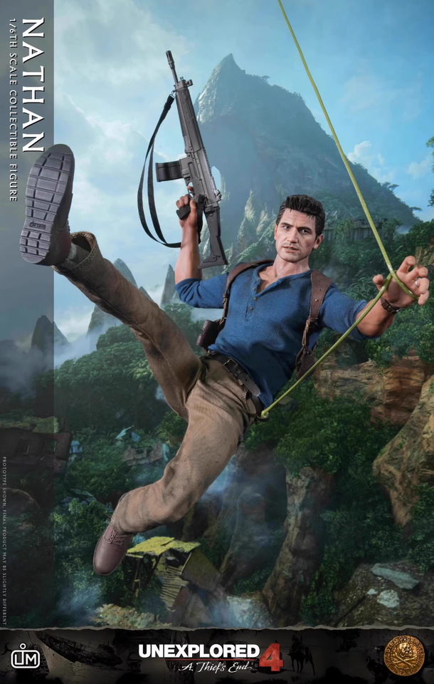 LIMTOYS LIM012 1/6 Uncharted 4 Nathan Drake Action Figure 2025 New In ...