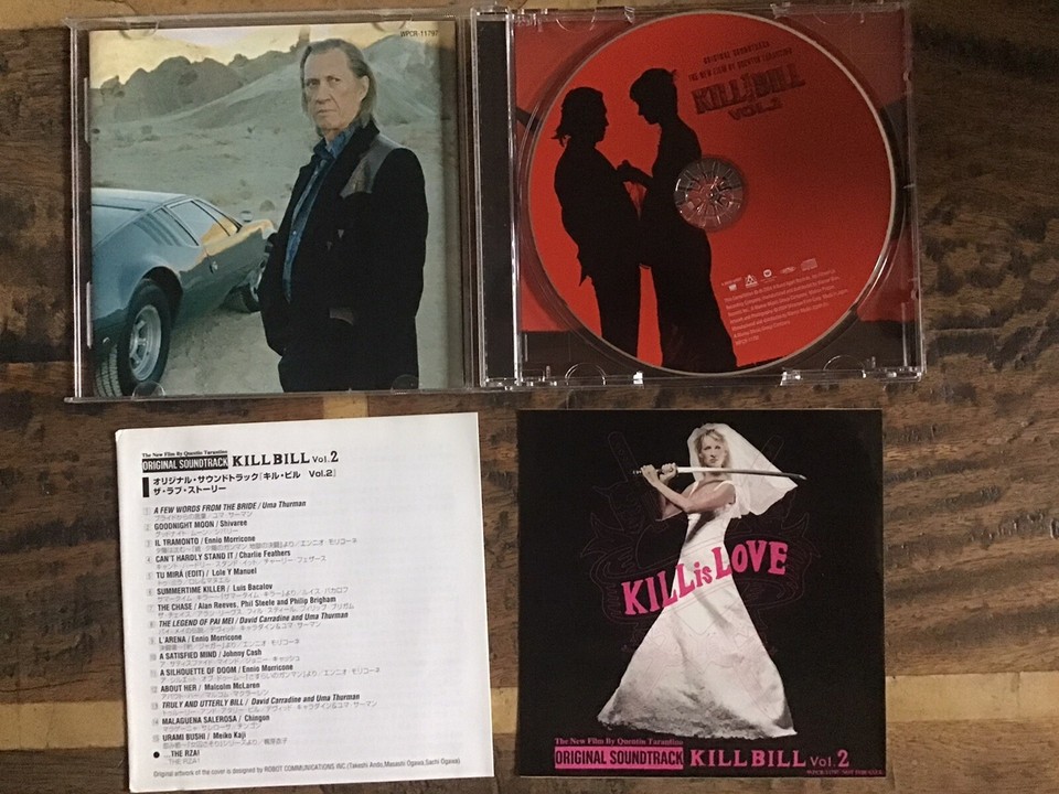 Kill Bill Vol. 2 Soundtrack (2014) CD Japan Release. Excellent ...