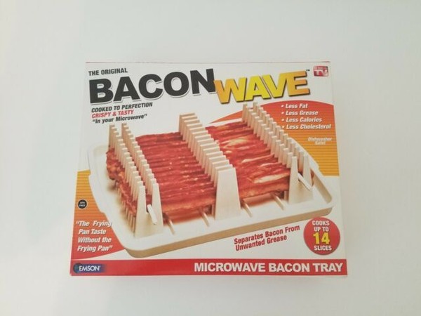 Emson Bacon Wave Microwave Bacon Tray for sale online | eBay