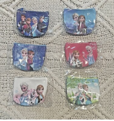 Lot Of 6 Frozen Mini Coin Purses - Elsa & Anna Characters | eBay