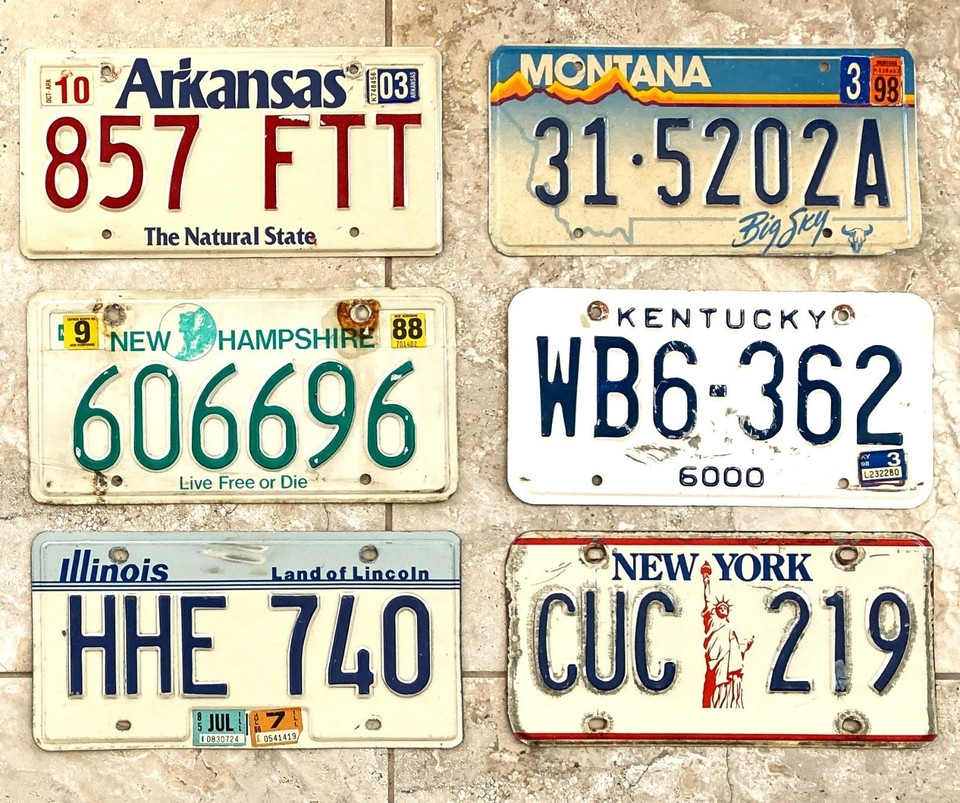 LICENSE PLATE - LOT OF 12 - ARTS & CRAFTS, RUSTIC | eBay