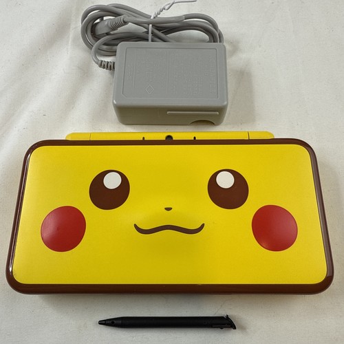 Nintendo New 2DS XL Pikachu Edition Console System Pokemon Bank Games ...