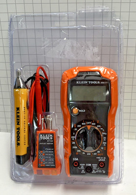 Klein Tools Electrical Test Kit with Digital Multimeter MM300/RT105 ...