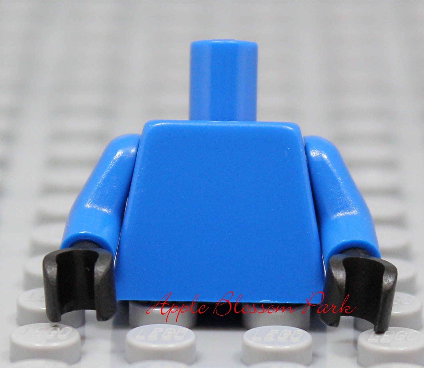 NEW Lego Girl Boy Minifig Plain BLUE TORSO Minifigure Blank Upper w ...