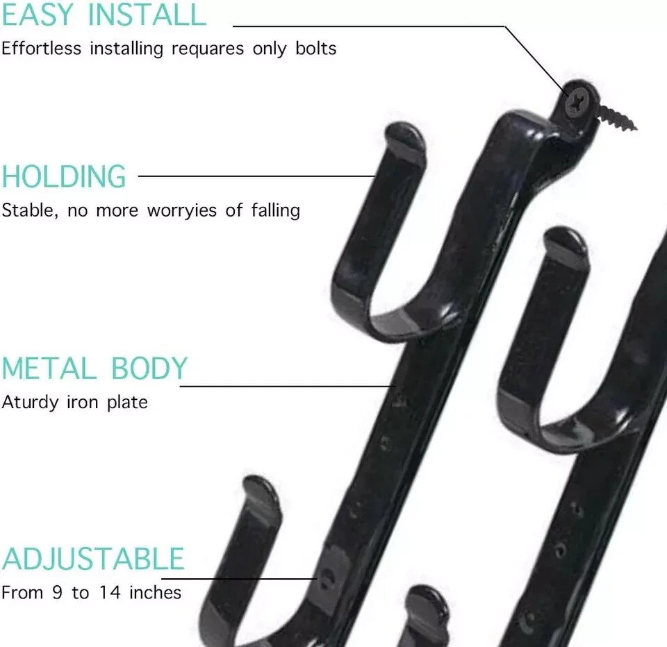 Heavy-Duty Truck Gun Rack - Versatile - Adjustable - Black Metal | eBay