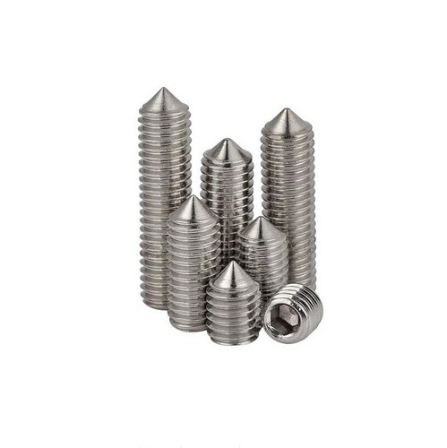 M3 M4 M5 M6 M8 M10 M12 304 stainless steel Pointed set screw Cone tip ...