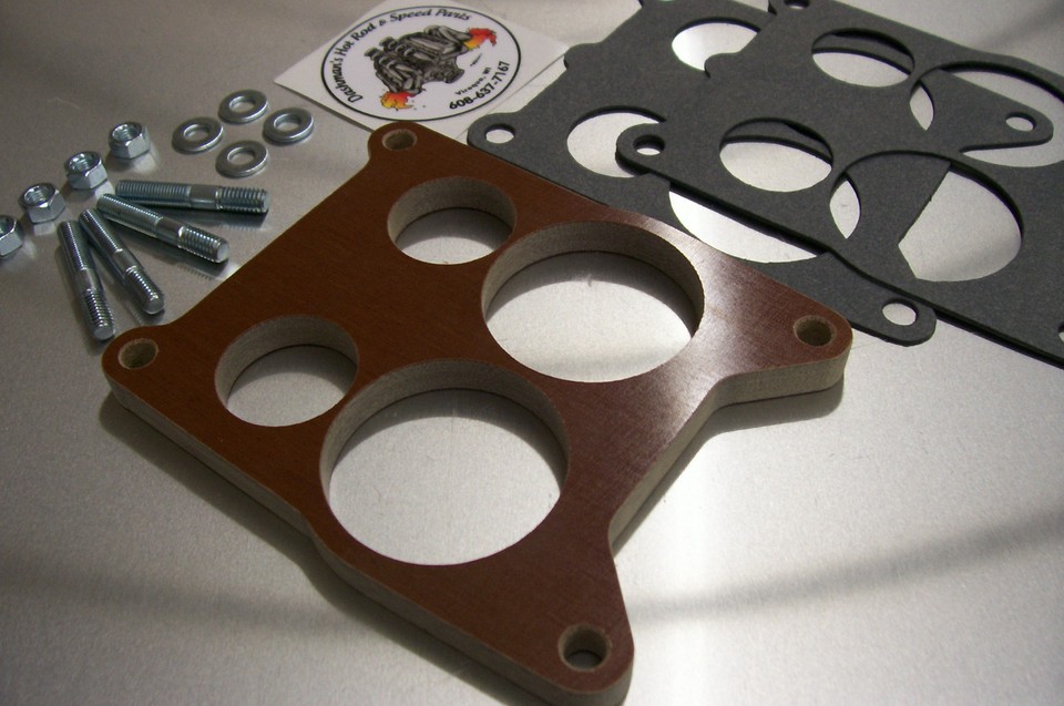 For Rochester Quadrajet Carburetor Phenolic Insulator Spacer Heat Soak ...