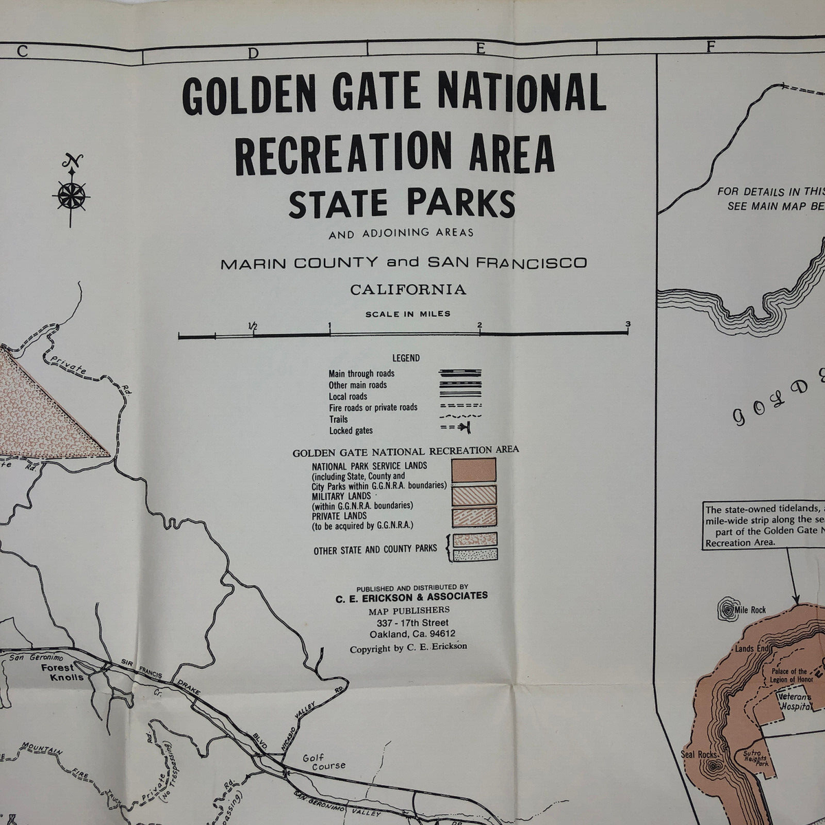 Golden Gate National Park Map
