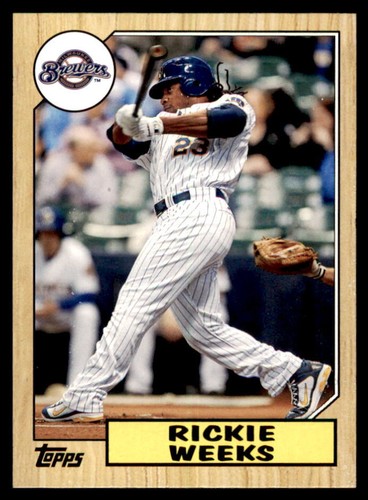 2012 Topps 1987 Minis Rickie Weeks #TM-76 Milwaukee Brewers | eBay