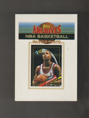 1992-93 Topps Archives Master Photo Derrick Coleman rookie card, New ...