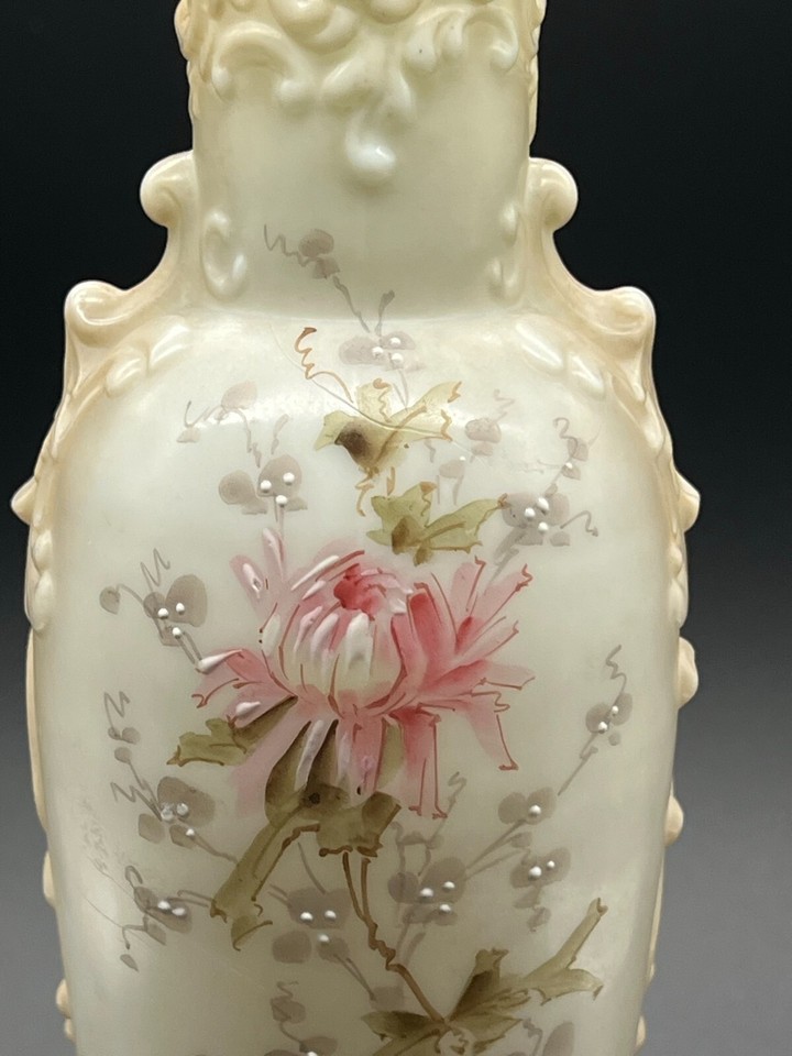 ANTIQUE C.F MONROE Wave Crest Mounted Victorian Vase, 10.25" | eBay