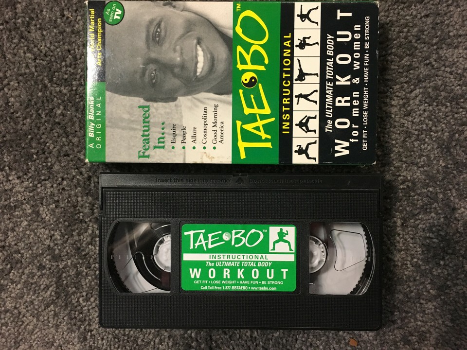 Tae Bo INSTRUCTIONAL Workout VHS Video Billy Blanks taebo Fitness WW ...