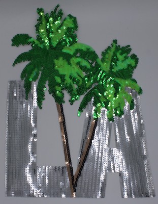LA's Palm Trees: Sequin Patch (M390) | eBay