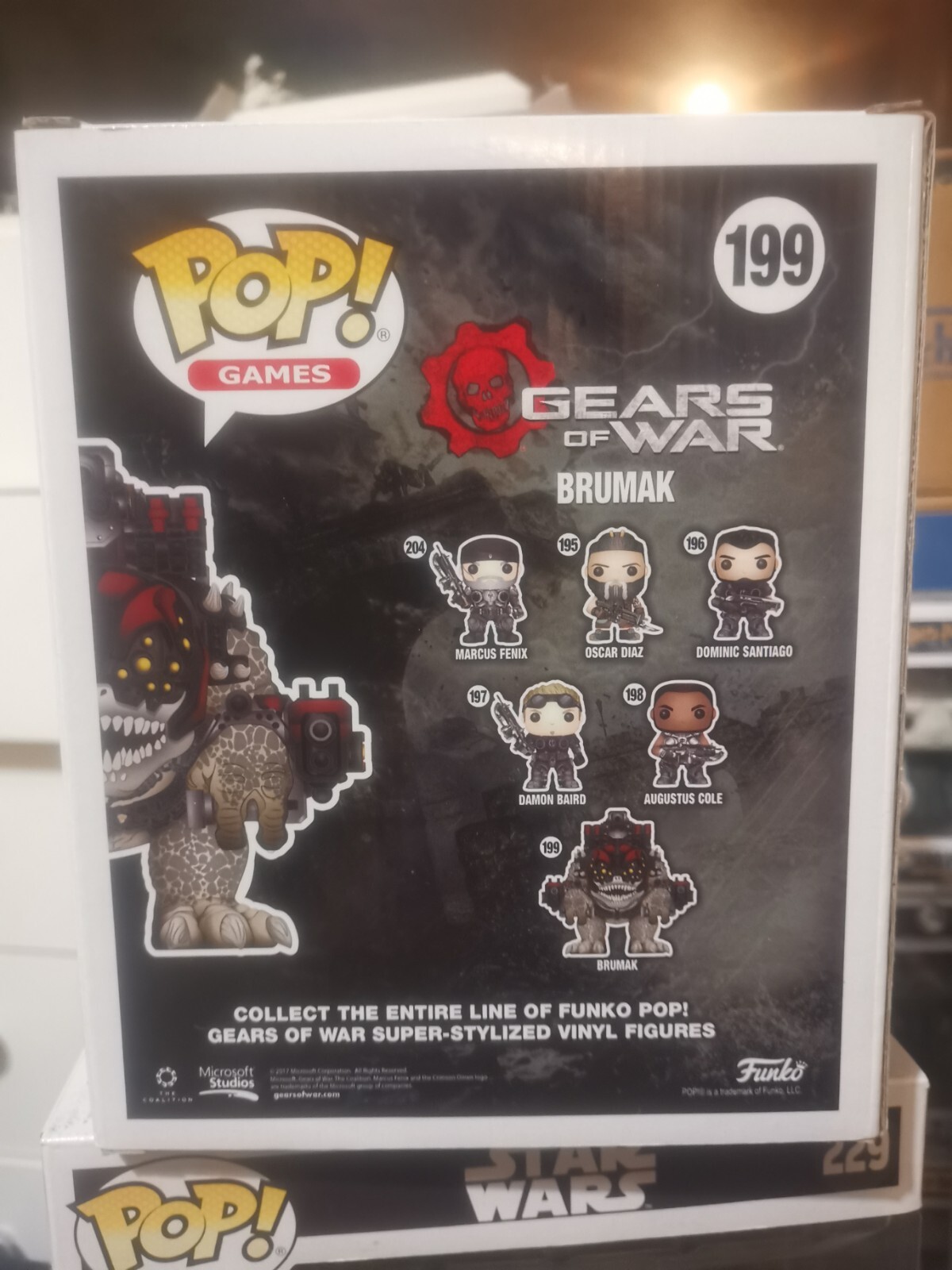 Brumak Gears of War Series 2 Large 6" Funko Pop Vinyl Games for sale ...