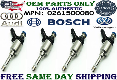 Bosch Fuel Injectors for 2008,2009,2010,2011,2012,2013 Audi A3 2.0L I4 ...