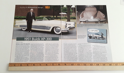 1951 BUICK XP-300 CONCEPT CAR ORIGINAL 2007 ARTICLE | eBay