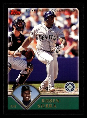 Ruben Sierra Seattle Mariners 2003 Topps Black #185 Ser. #d /2003 | eBay