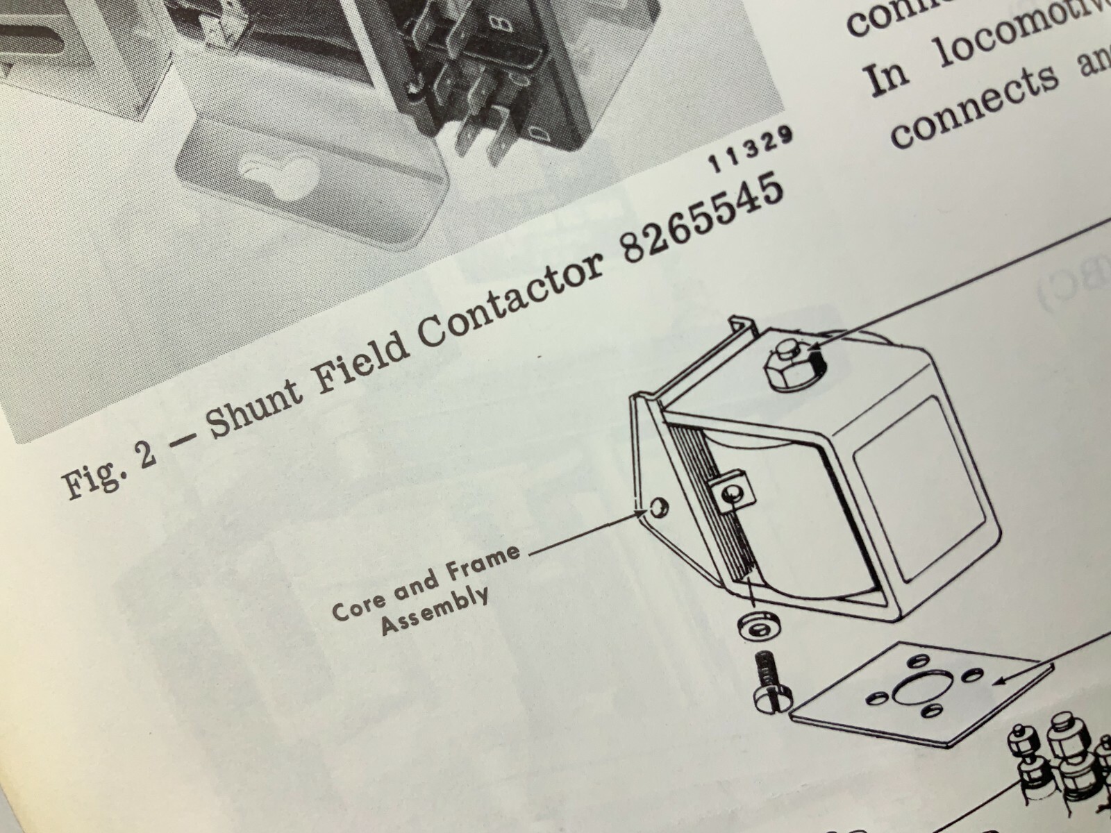 Shunt Field Contactors Battery Maintenance Instruction EMD Electro ...