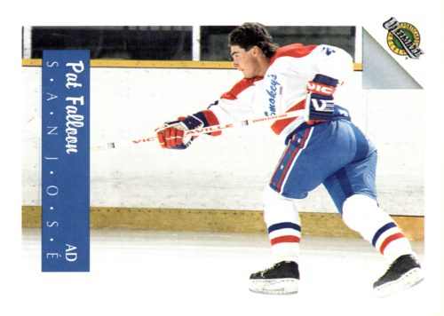 1991 Ultimate - #2 Pat Falloon (RC) Sharks | eBay
