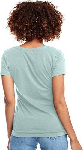Next Level N1540 Ladies' Ideal V-Neck Tee, M, Mint | eBay