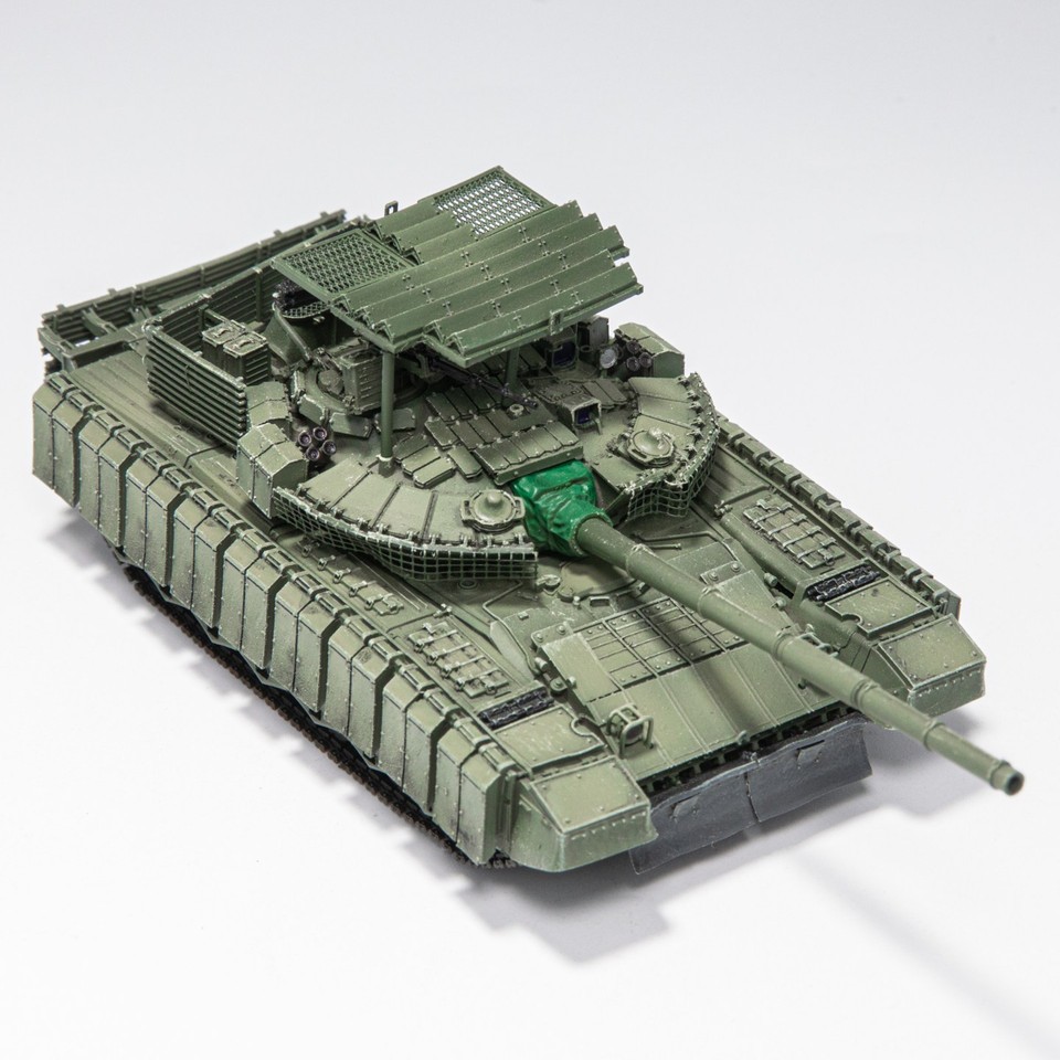 5M 1/72 Russian T-80BVM Main Battle Tank Relikt ERA Finished Colored ...