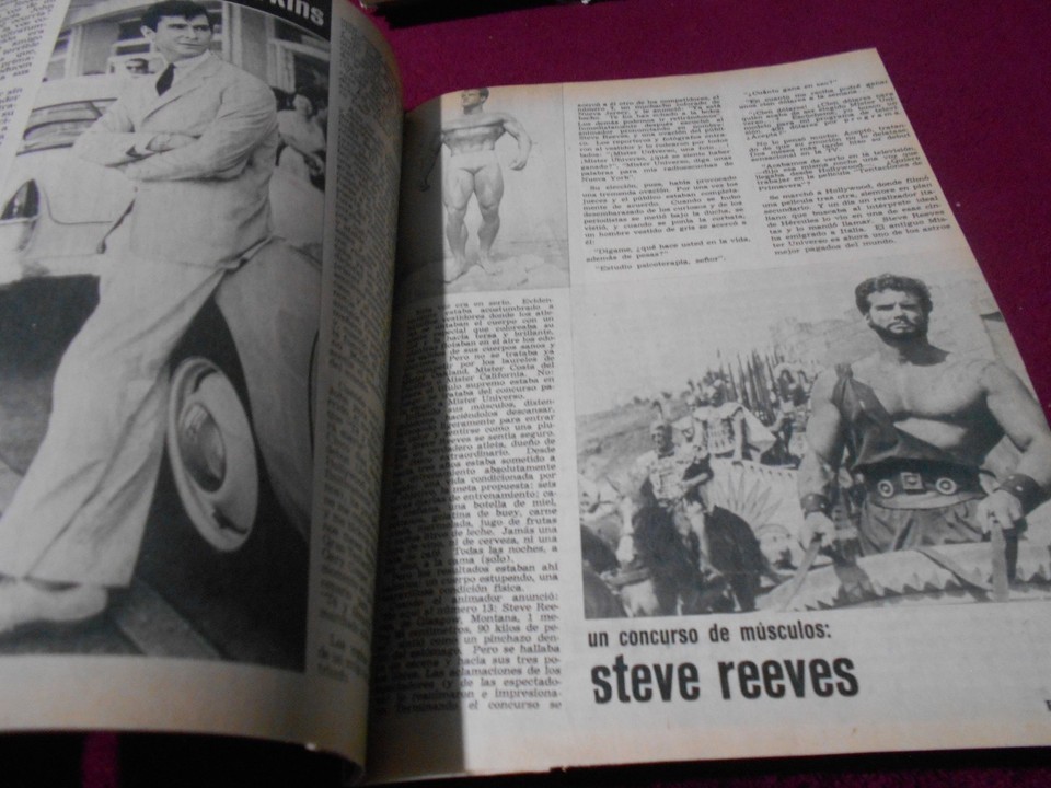 CINE magazine MARIA FELIX life photos MARILYN MONROE STEVE REEVES ALICE ...