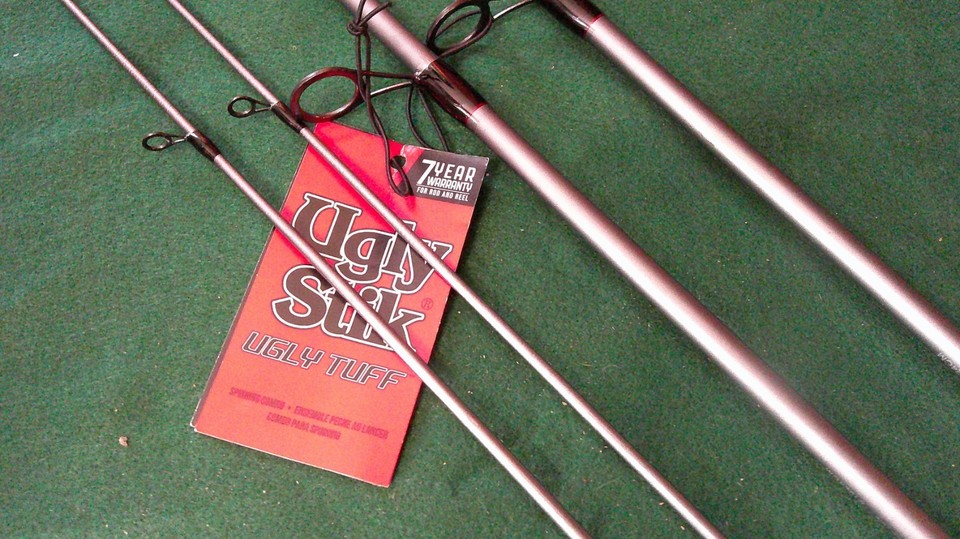 2 Shakespeare NEW UGLY STIK UGLY TUFF 6'6" MEDIUM SPINNING RODS ...
