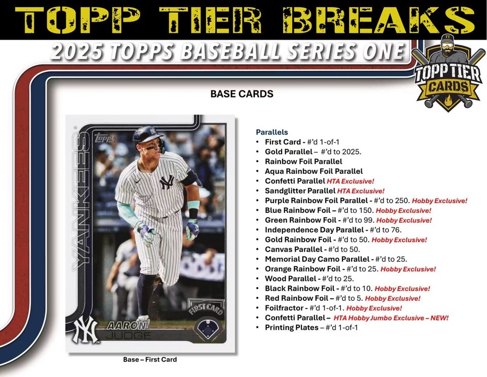 SEATTLE MARINERS 2025 TOPPS SERIES 1 3X JUMBO HOBBY BOX 1/2 CASE BREAK ...