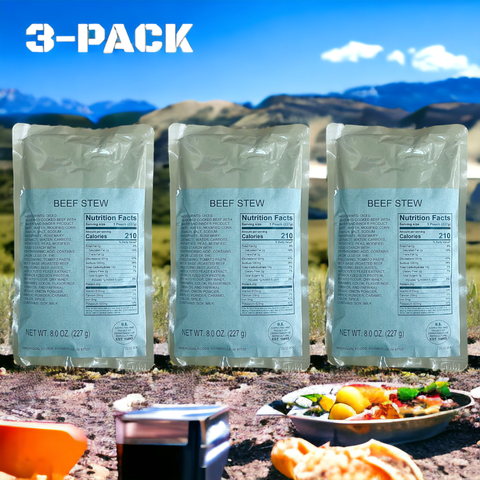 MRE Entree - Beef Stew, Authentic Military Surplus, 2026 First ...
