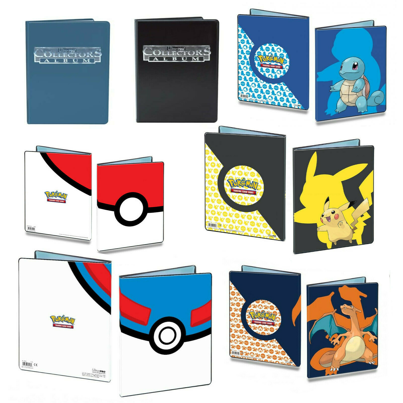 Genuine Ultra Pro Pokemon Trading Card Folder Albums Portfolios Binder ...