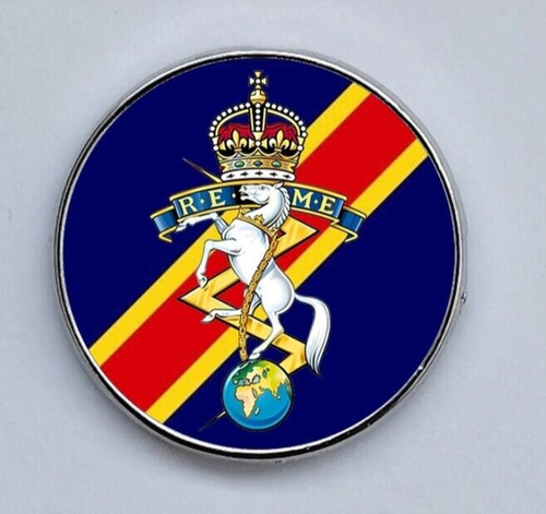 REME Kings Crown Military Domed Lapel Badge | eBay UK