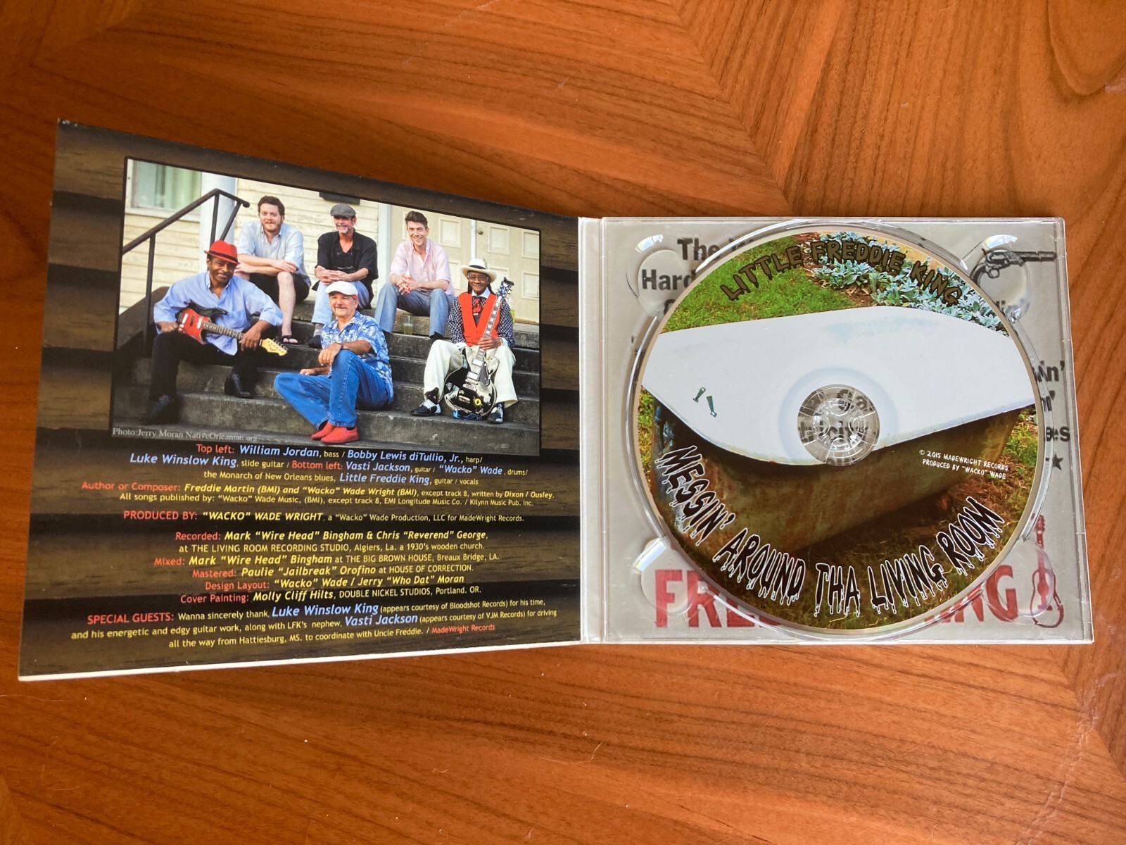 Messin' Round the Living Room CD (2015) 11 tracks by Little Freddie ...