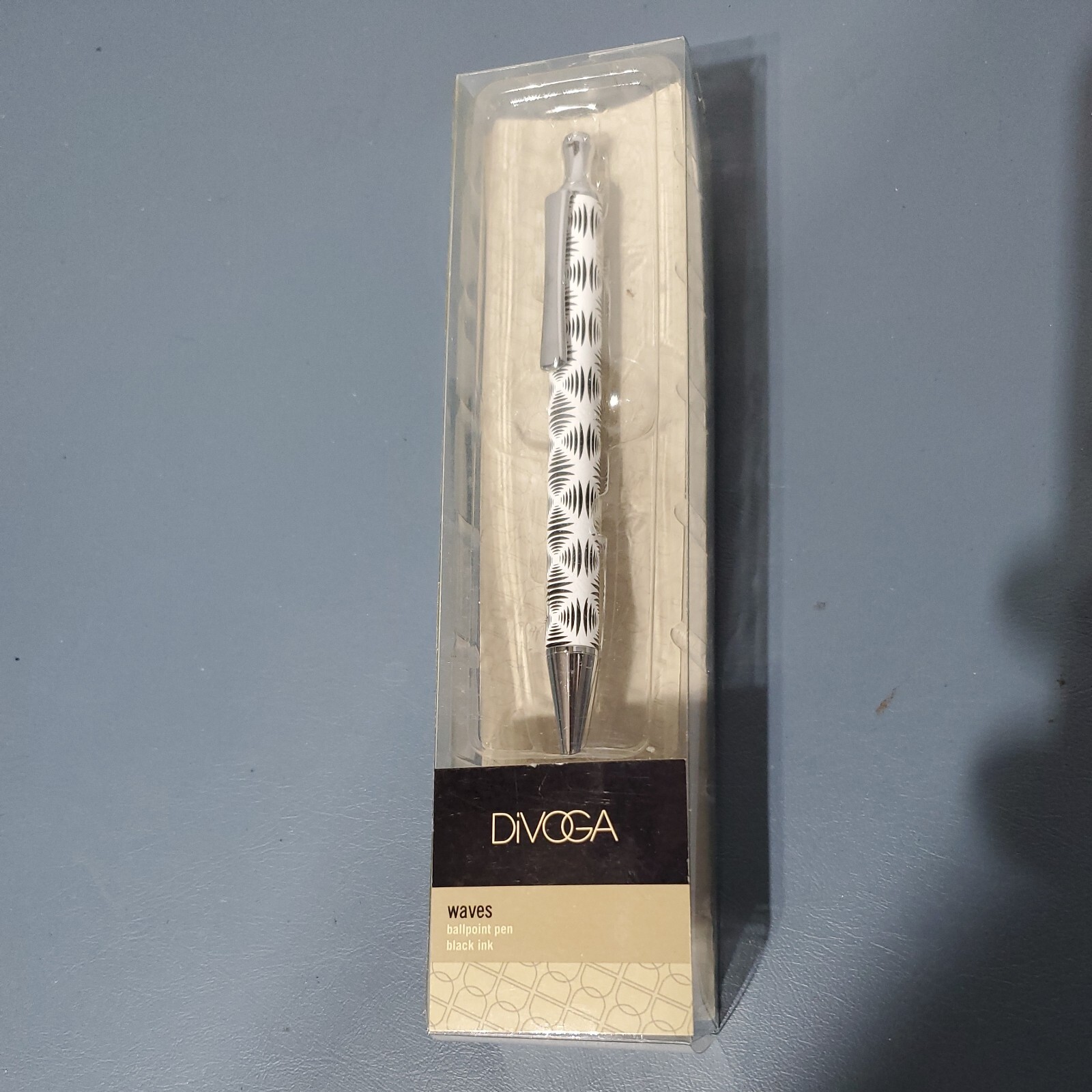 Divoga "waves" Boxed Ballpoint Pen Black ink New | eBay