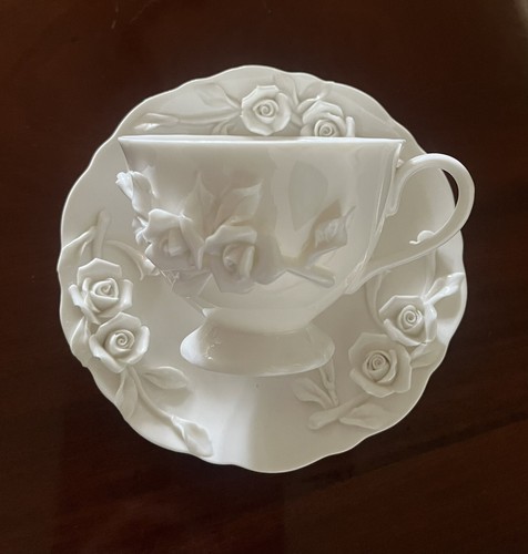 Stunning Robert Gordon Rambling Rose Floral Sprays 2 Tea Cups & Saucers ...