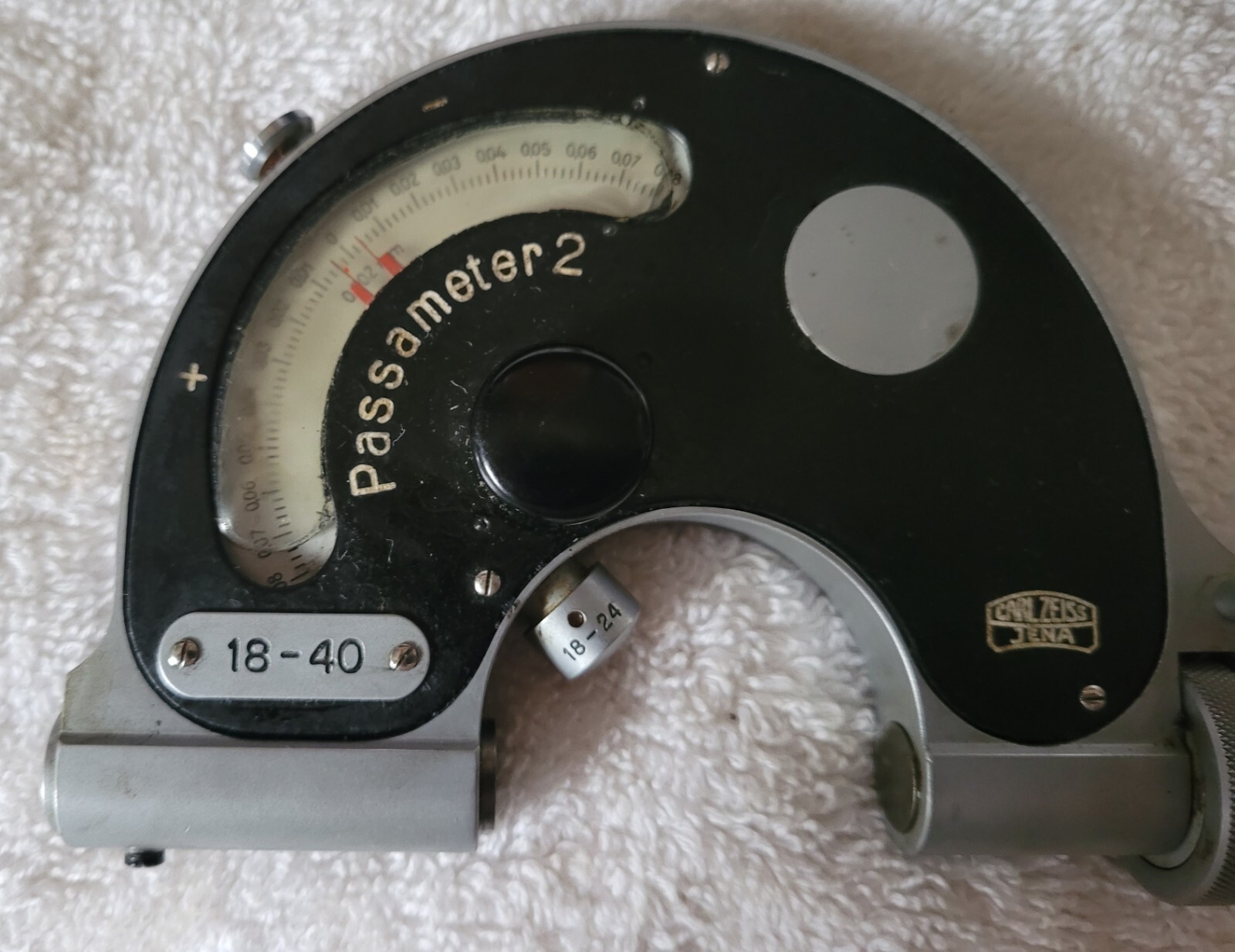 Vintage Carl Zeiss Jena Indicating Micrometer Passameter #18-40 W ...