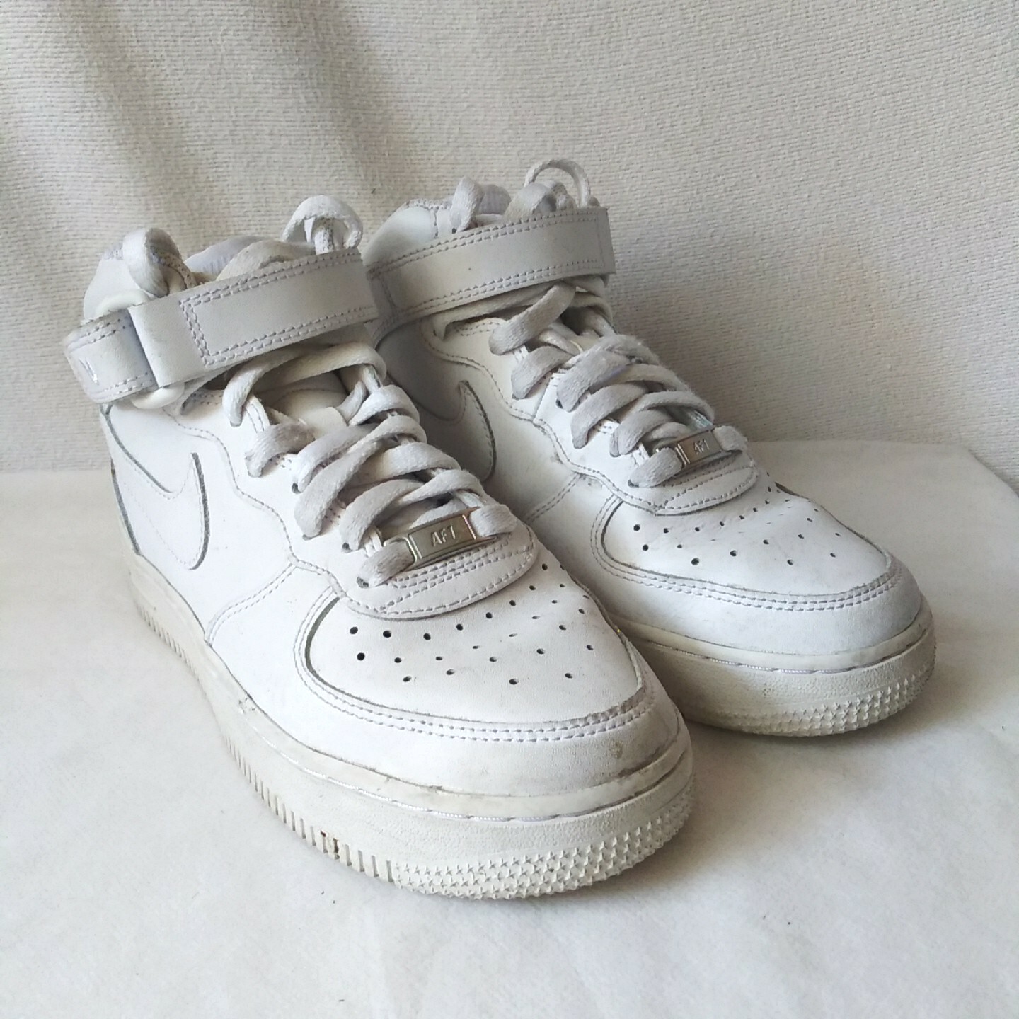 Nike Air Force 1 AF1 Mid DH2933-111 White Youth Kids Shoes Sneakers ...