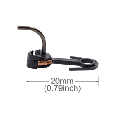 Evemodel 12pcs HO Scale Knuckle Couplers Hooks with Spring 20mm Railway ...