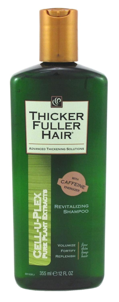 Thicker Fuller Hair Shampoo Revitalizing 12 Ounce (355Ml) (Pack of 3 ...