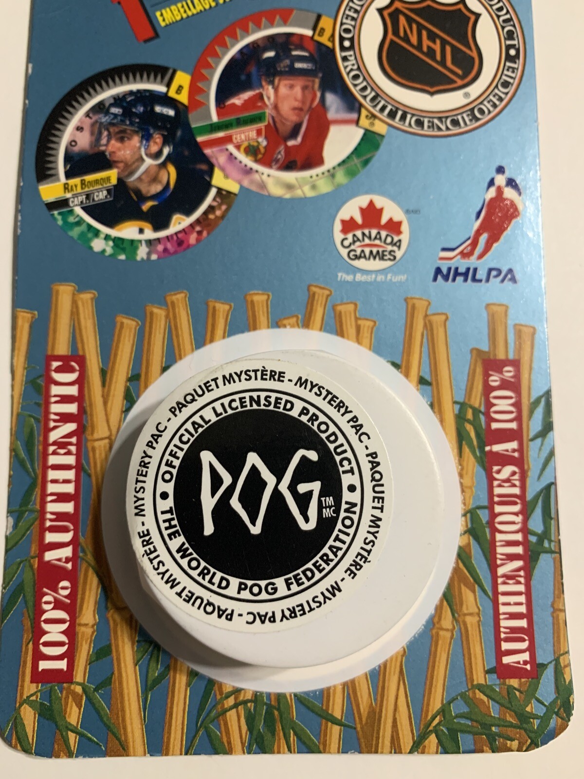 NOS 1994-1995 POGS Power Pac NHL NHLPA Unopend Milkcaps Canada Games | eBay