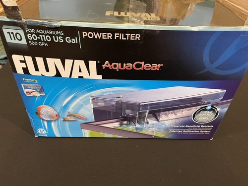 Fluval AquaClear 110 Gallon Hang On Filter Filtration for Aquarium Fish ...